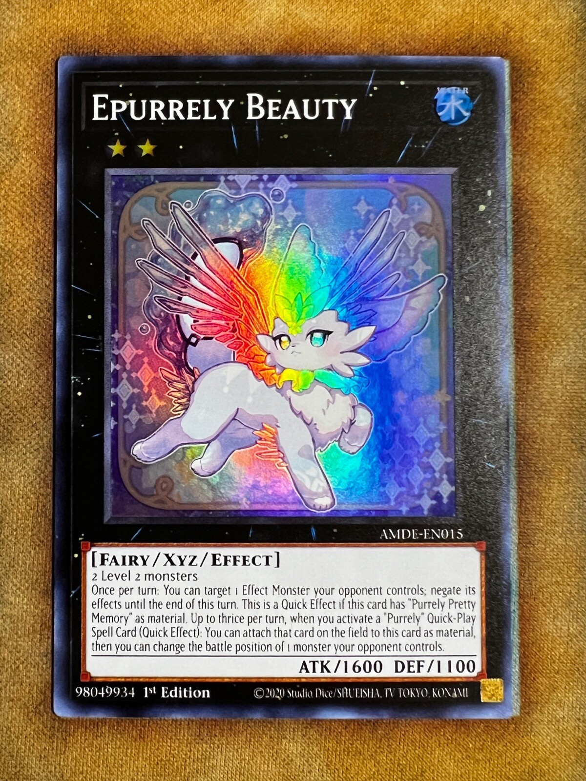Yugioh Epurrely Beauty AMDE-EN015 Super Rare 1st Ed NM | eBay