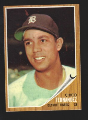 1962 TOPPS CHICO FERNANDEZ # 173 GREEN TINT NEAR MINT / MINT | eBay