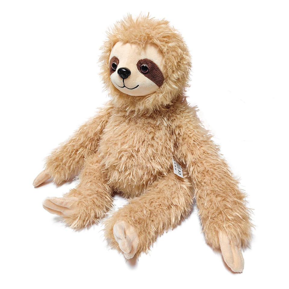 11 Inch Standing Sloth Plush Stuffed Animal Toy Ultra-Soft Cuddle Buddy ...