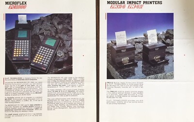 DAP Technologies Microflex PC1000 Hand-Held Computer and PM24 Printer ...