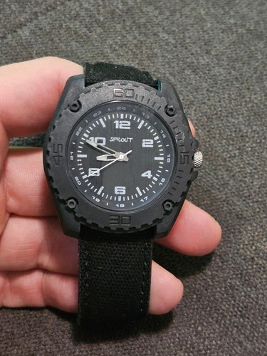 Sprout Eco-Friendly Timepiece - Biodegradable ALL BLACK Watch. | eBay