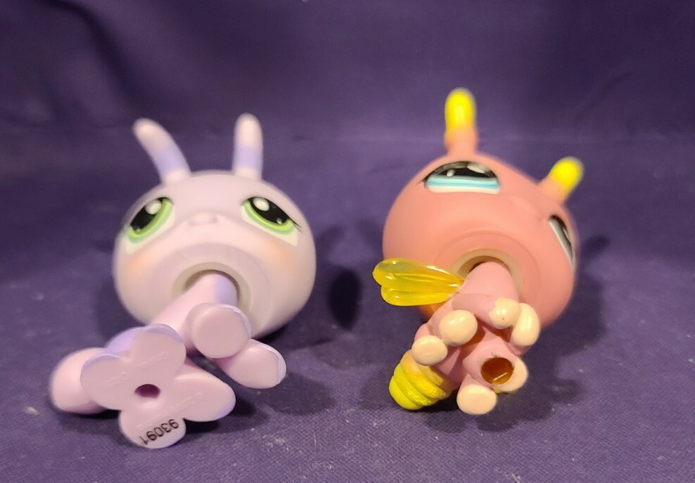 Authentic Littlest Pet Shop 1933 1308 Firefly Special Edition Purple ...