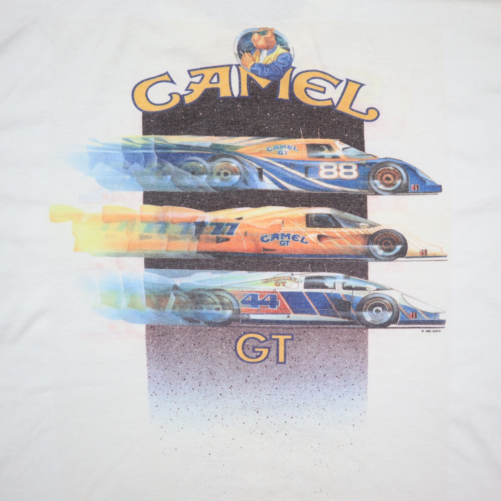 RARE Vintage 90s CAMEL Cigarettes GT Racing T-Shirt D… - Gem
