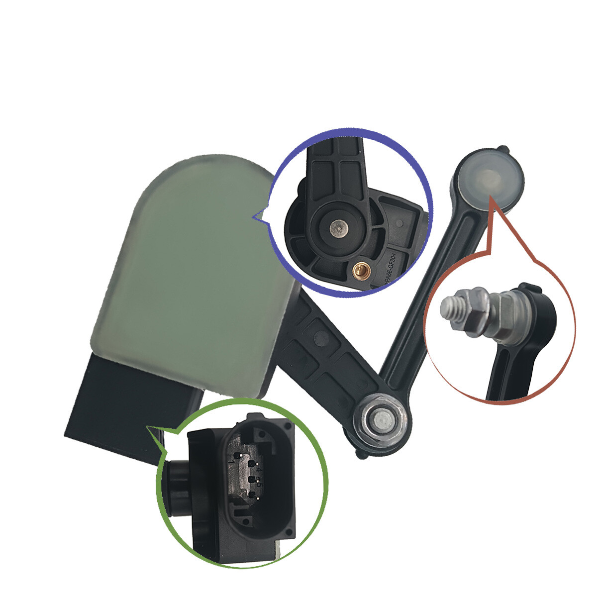 7L0616571D Suspension Level Sensor For Audi Volkswagen 3.0L 3.2L 3.6L 4 ...