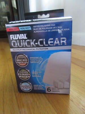 Fluval Quick-Clear - Water Polishing Pad for 306/307/406/407 (6 PER BOX ...