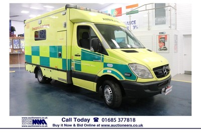 2009 - 58 - MERCEDES SPRINTER 2.2CDI 150PS AUTO UV MODULAR AMBULANCE ...