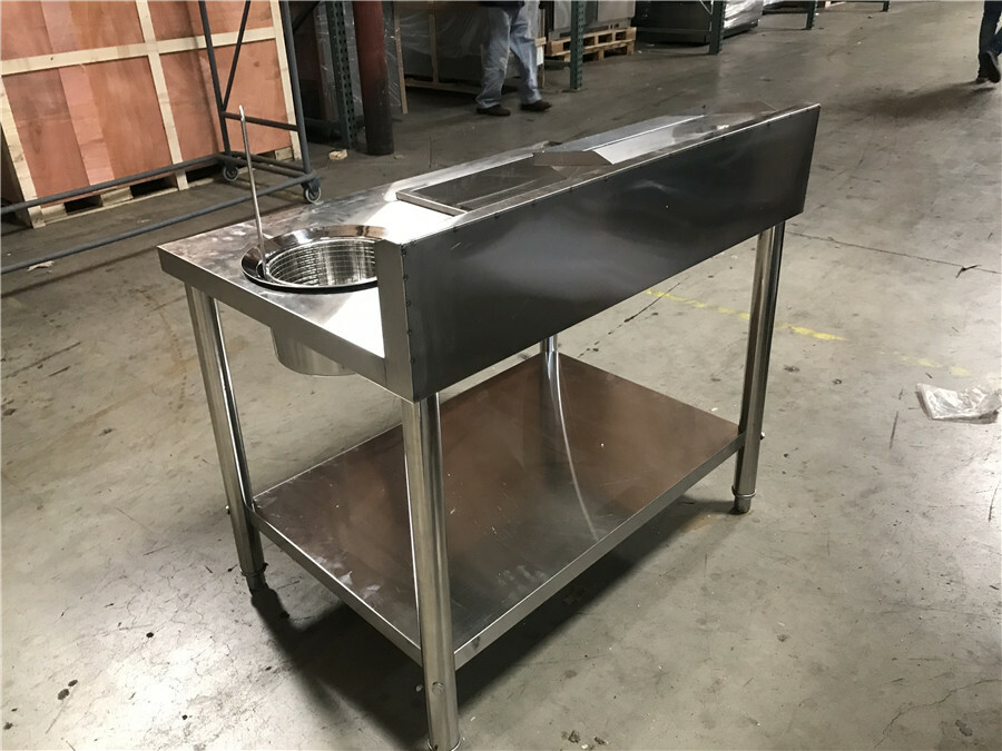 NEW Fried Food Breading Station Prep Table Chicken Seafood Fry Flour ...