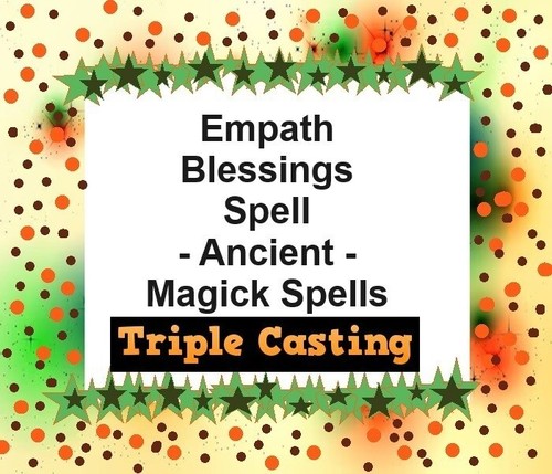Triple - X3 - Empath Blessings Spell – Pagan Magick Spells | eBay