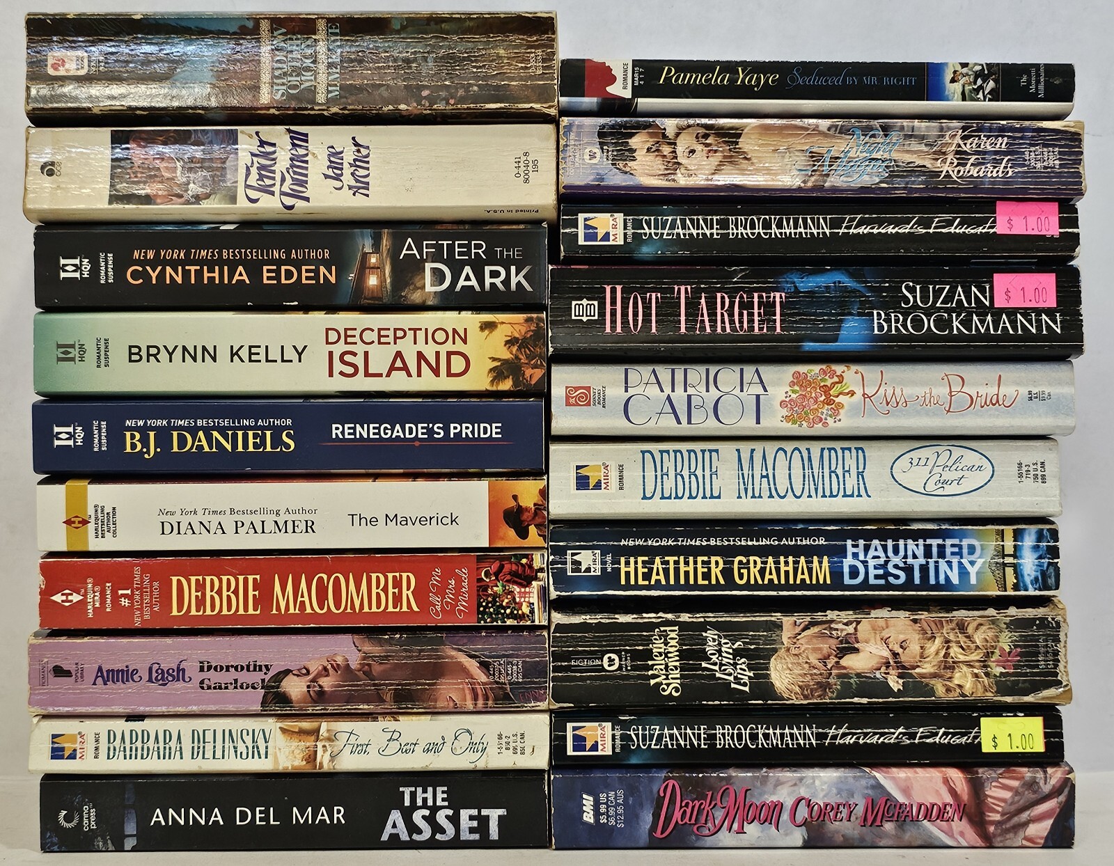 Lot of 20 Romance Novels Mass-Market Paperback PB Books | eBay