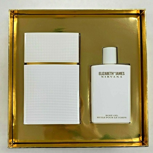 Elizabeth And James Nirvana White Eau De Parfum Spray & Body Oil 100ml ...