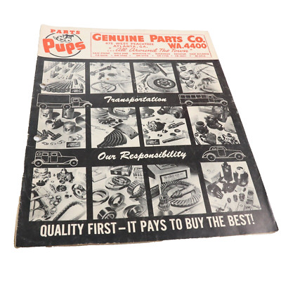 Vintage Parts Co. (NAPA) Parts Pups Monthly Magazine April 1953 ...