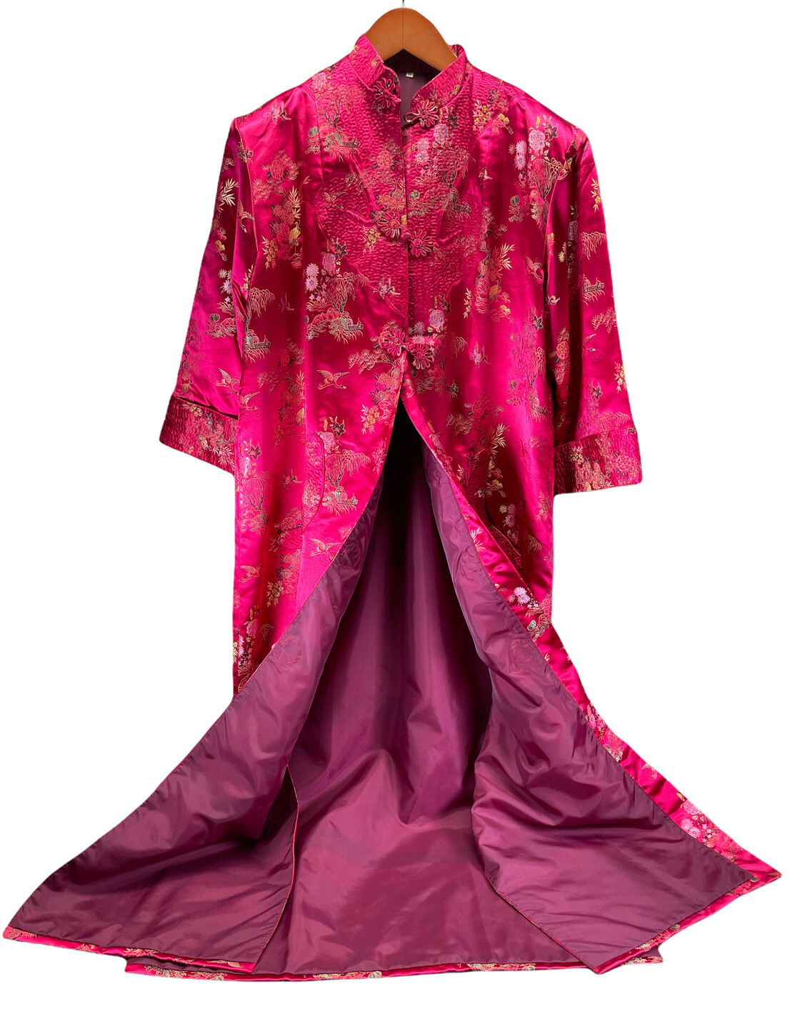 Vintage Chinese Brocade House Robe~1940 Style Chinese… - Gem