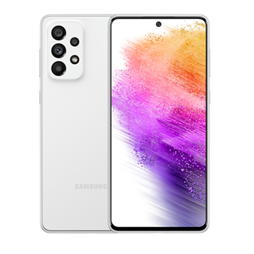 GSM UNLOCKED - Samsung Galaxy A73 5G SM-A736B/DS White 256GB - Good ...