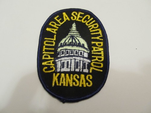 Kansas State Capitol Security Patrol Patch Old Cheese Cloth | eBay