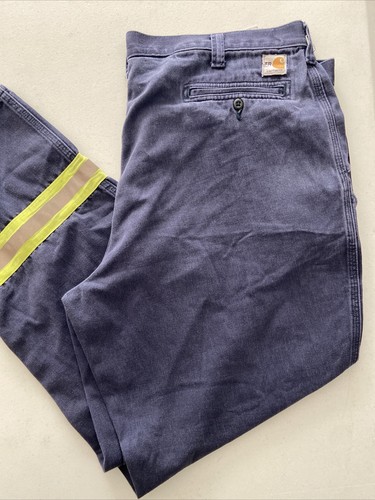 Carhartt FR 42x30 Flame Resistant Navy Blue Work Pants 63685-20 Hi Is ...