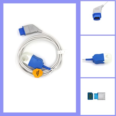 2Pcs Extension adapter SpO2 cable compatible with Nihon Kohden BSM 9510 ...