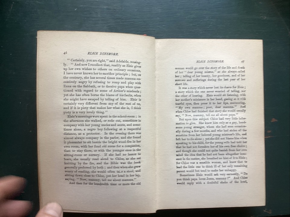 Elsie Dinsmore by Martha Finley Dodd Mead Antique Classic Hardcover ...