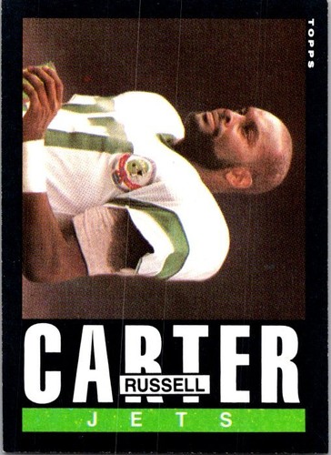 1985 Topps #336 Russell Carter football card 6V | eBay