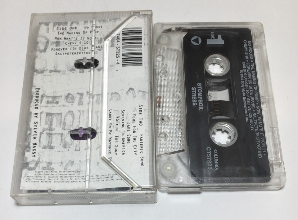 Stompbox Stress Cassette Tape Columbia Records Sony Vintage 1994 ...