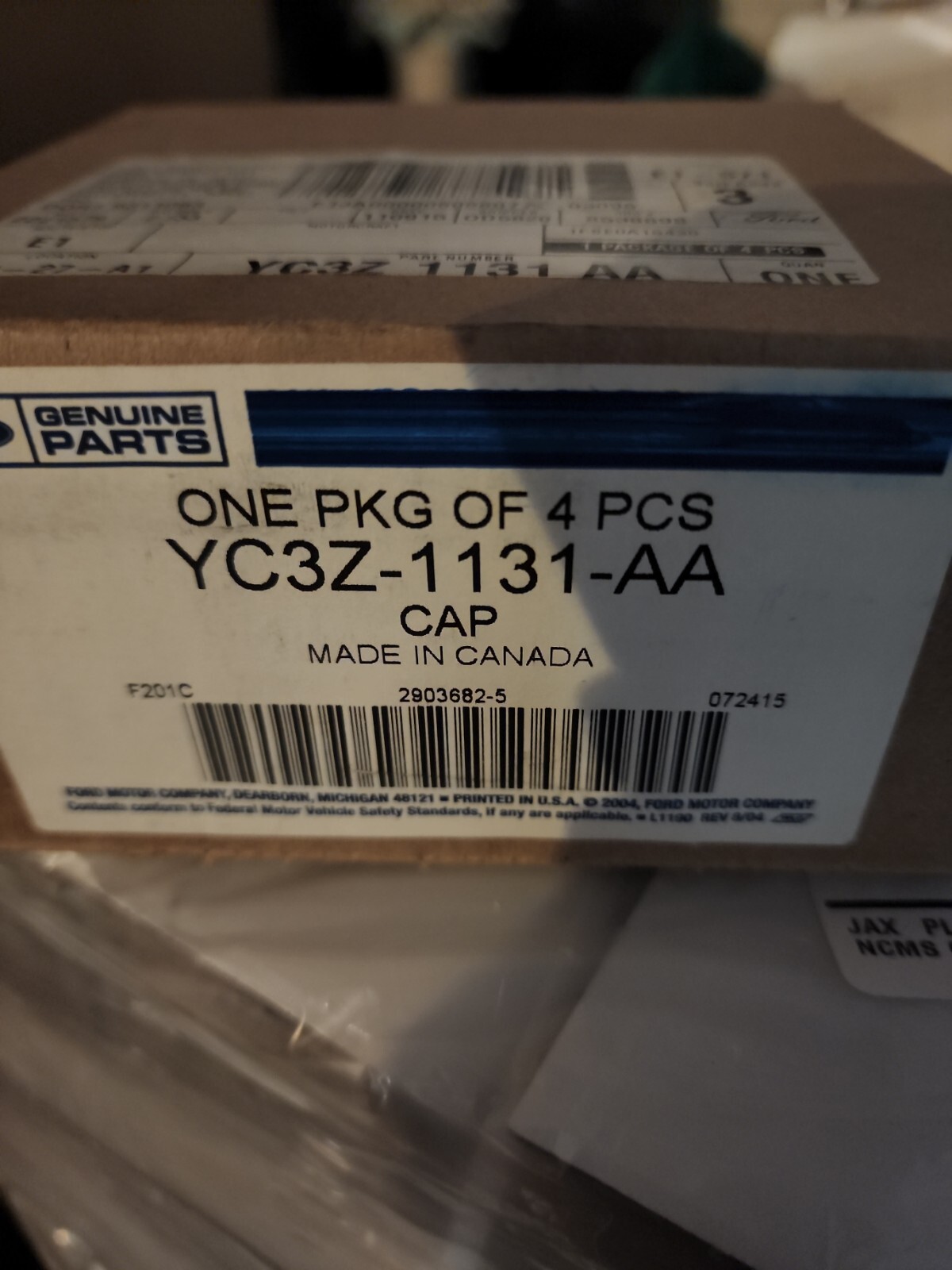 Genuine Ford Cap - Grease YC3Z-1131-AA 4pc | eBay