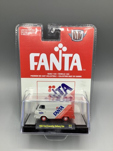 M2 Machines Coca Cola Series Strawberry Fanta 1965 Ford Econoline Van ...