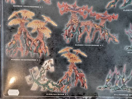 Deathworld Forest Terrain-NIB-OOP-Eldar-Venomgorse-Grappleweed ...