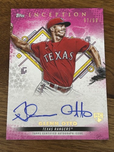 2022 TOPPS INCEPTION ROOKIE AUTOGRAPH MAGENTA GLENN OTTO RC AUTO /99 ...