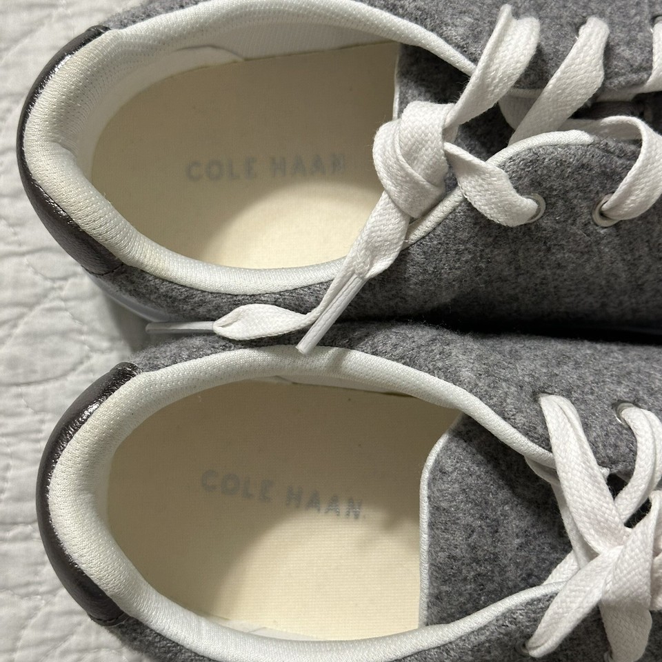 Cole Haan NWOB Grand 360 Women’s Casual Sneaker In Gray/Silver Sz.9.5B ...