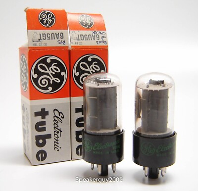 2X GE - General Electric Tubes / 6AU5GT / RM1 | eBay