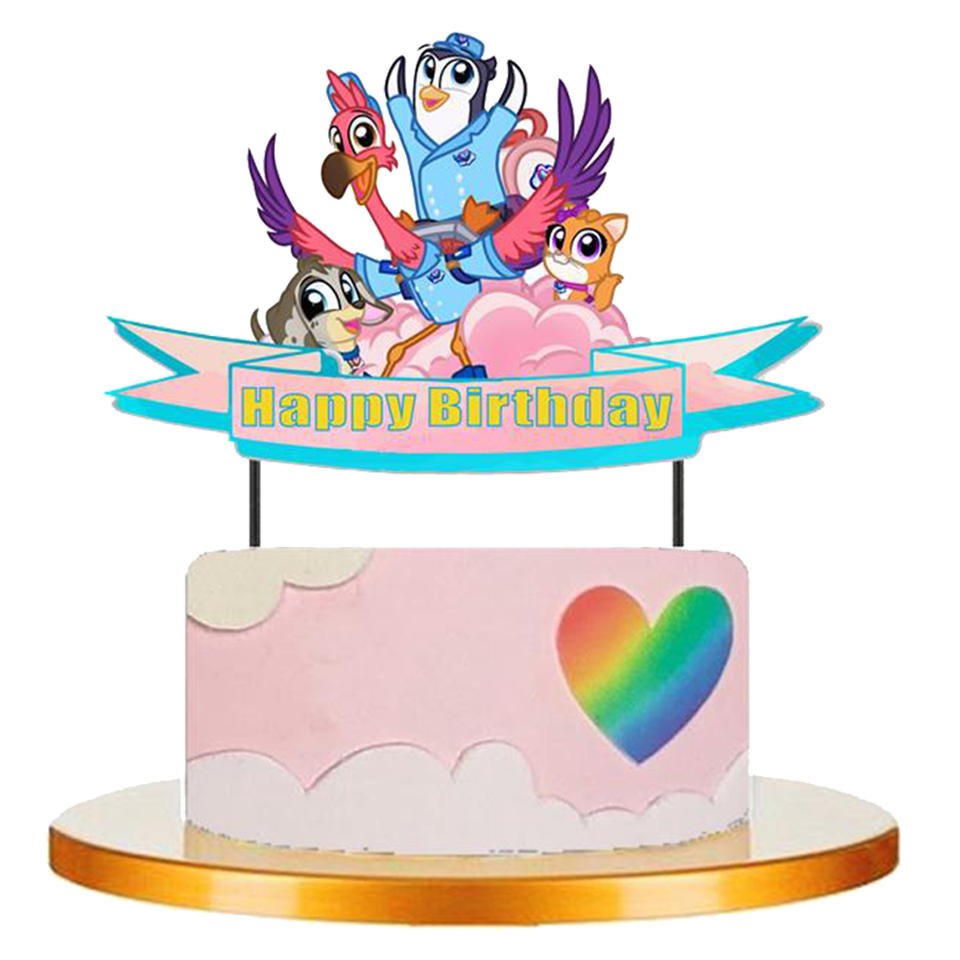 TOTS CUPCAKE CAKE TOPPER BIRTHDAY SUPPLIES DECORATION THEME IDEA FAVOR ...