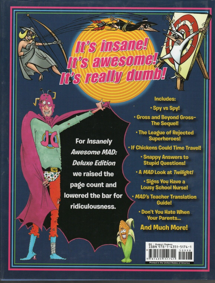 INSANELY AWSOME MAD 2014 1ST PRINTING CARTOON NETWORK HARDCOVER | eBay