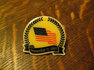 September 11, 2001 Lapel Pin - Vintage American Flag 911 Rememberance ...