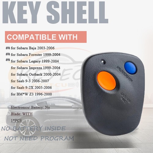 for Subaru Forester Baja Legacy Outback for Saab 9-3 Remote Key Shell ...