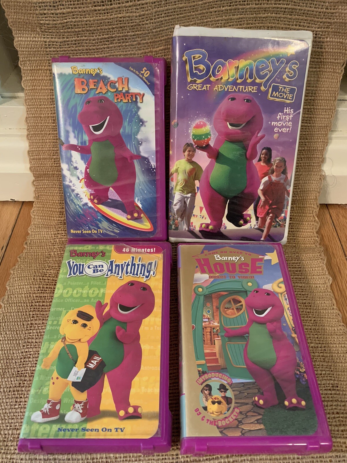 Vintage Barney Vhs Lot Of 9 Barney’s Great | Grelly USA