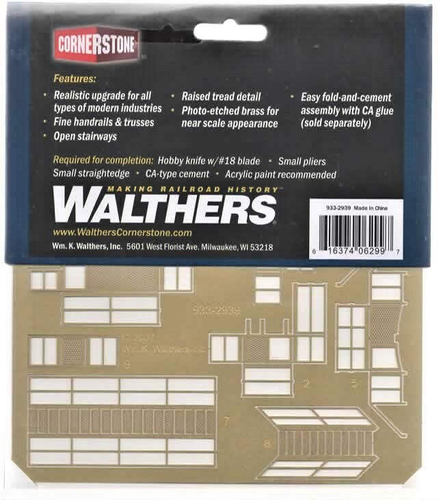 HO Scale Walthers Cornerstone 933-2939 Platforms and Stairways Kit | eBay