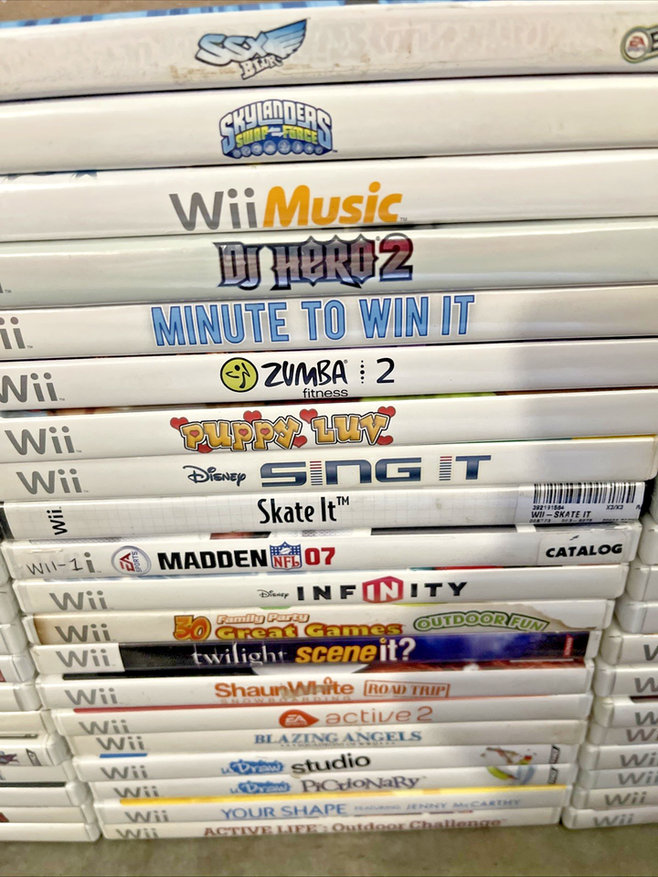 Lot of 80 Nintendo Wii Games in Cases Bulk Wholesale Lot | eBay