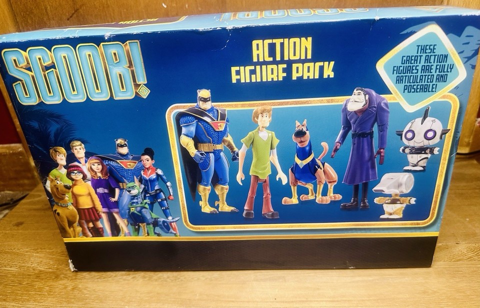 Scooby Doo Action Figure Pack Scoob Movie 2019 Blue Falcon Black Rotten ...