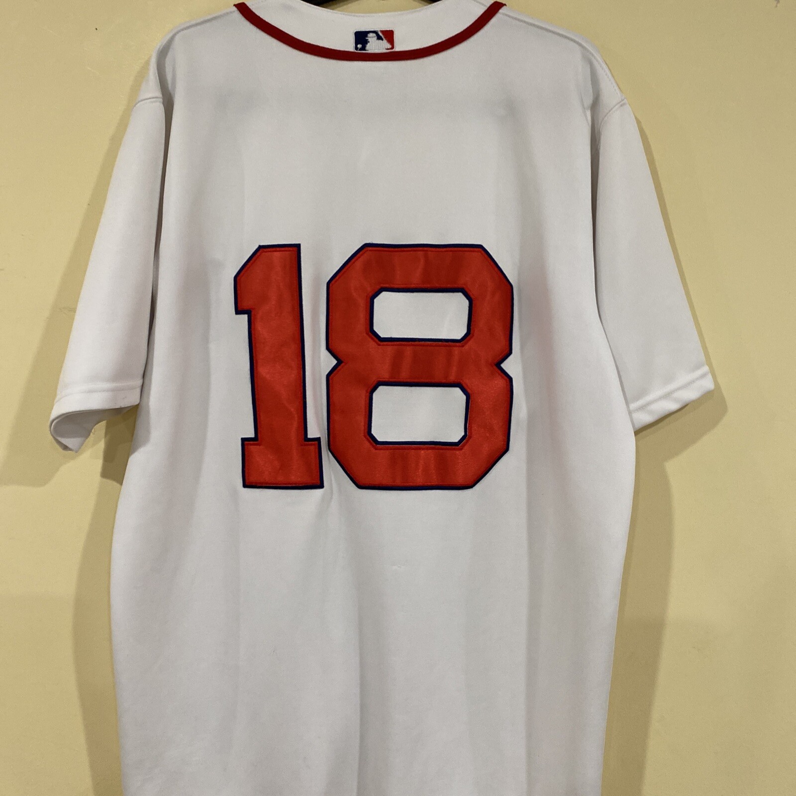 Boston Red Sox #18 Majestic Authentic Jersey Size 48 MLB Daisuke ...