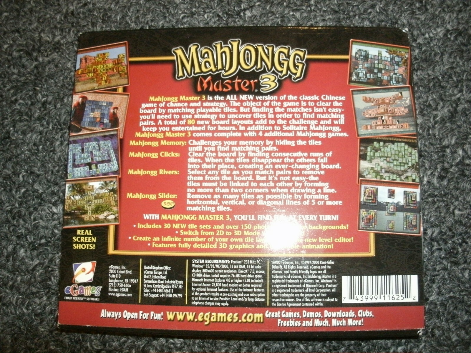 Mahjongg - Master 3 (PC, 2001) NEW SEALED | eBay