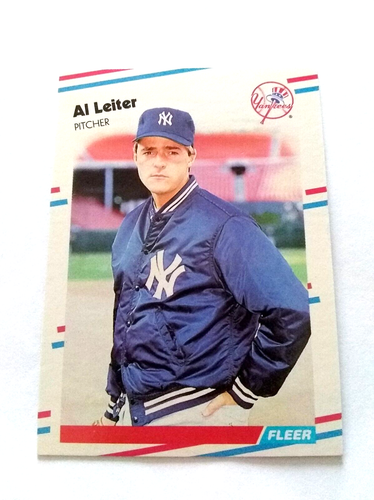 1988 Fleer Update Baseball Al Leiter Rookie Card #U-49 Factory Set ...