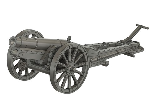 Bolt Action Compatible: WW2 Japanese Type 38 150mm Heavy Howitzer (32mm ...