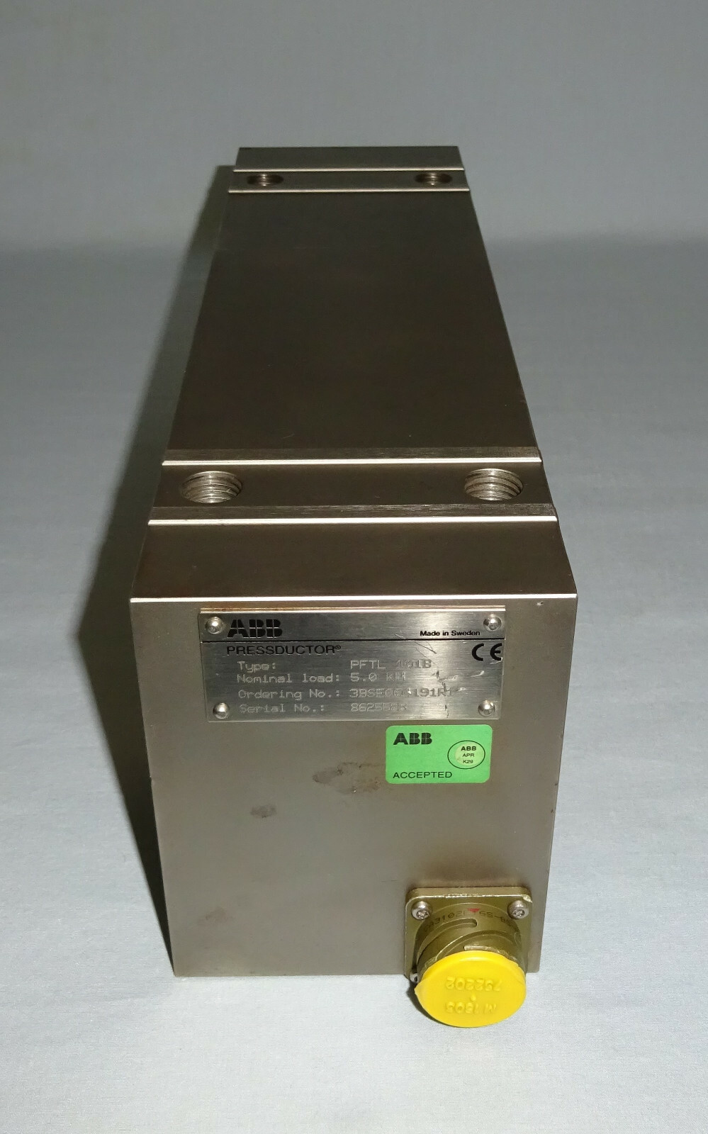 ABB Pressductor PFTL 101B Pillow Block Load Cell 5.0 KN PFTL101B PFTL ...