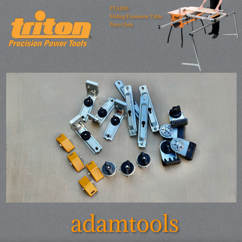 Triton Sliding Extension Table ETA200 Parts: Outer & Inner Tracks ...