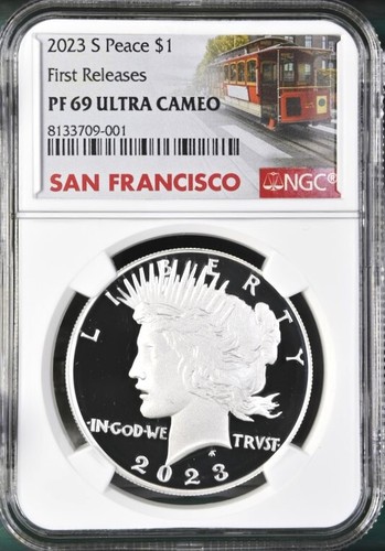 2023 s proof peace silver dollar ngc pf 69 uc first releases sf in hand ...