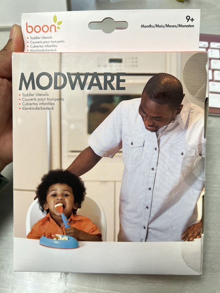 Boon Modware Toddler Utensils, 9months+, Brand new sealed, 3 Spoons & 3 ...