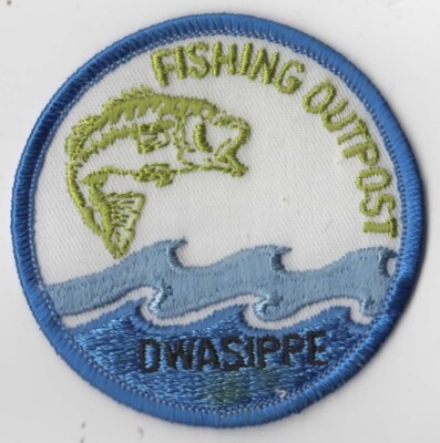 Owasippe Fishing Outpost BSA Patch BLUE Bdr. (BURN ON BACK) [CA4329] | eBay