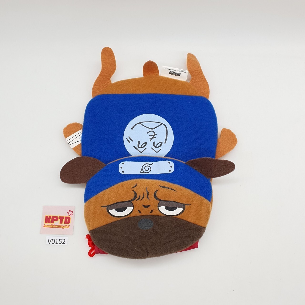 Pakkun Dog V152 Naruto Ninja Tomy 2005 Stotage Bag 2005 Plush 8" Toy ...