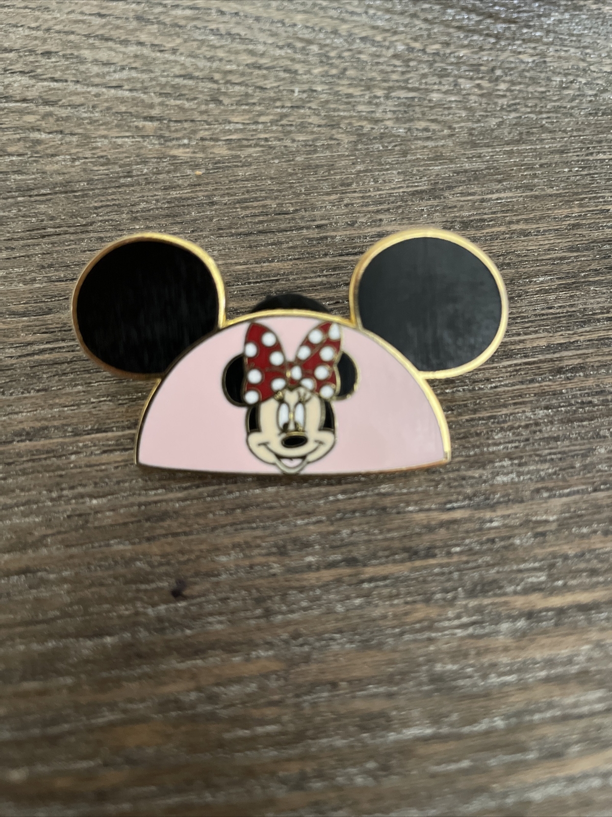 Disney Pin Rare Minnie Mouse Pink Ear Hat Limited Edition Of 1500 | eBay