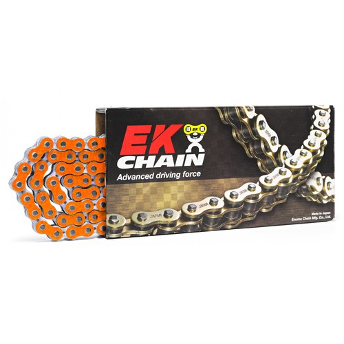 Kawasaki KX85 2001-2020 EK 420 Heavy Duty Motocross Chain Orange 136L ...