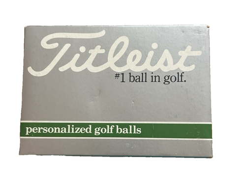 VTG TITLEIST 384 TOUR 100 COMPRESSION PERSONALIZED GOLF BALLS ROB ...